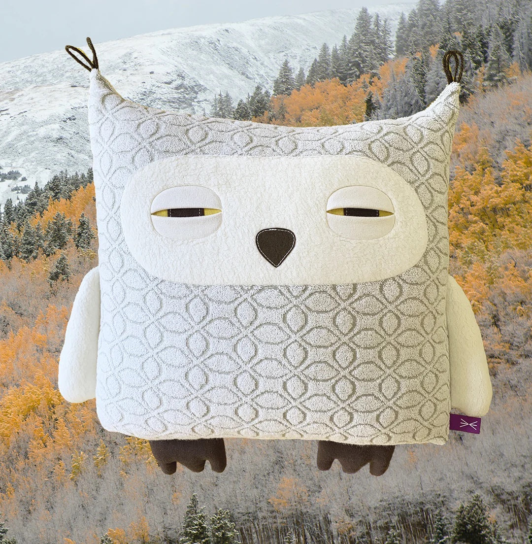 Coussin et peluche Hibou, fait main par une artisane – l'empreinte ...
